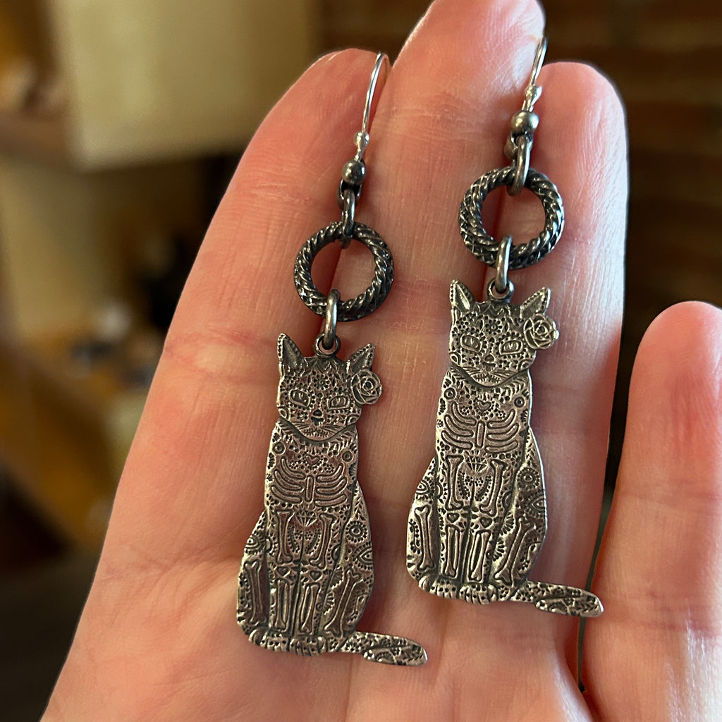 Wreath + Kitty Earrings – EAT Gallery