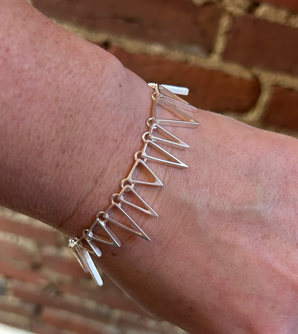 Triangles Festoon Bracelet – EAT Gallery